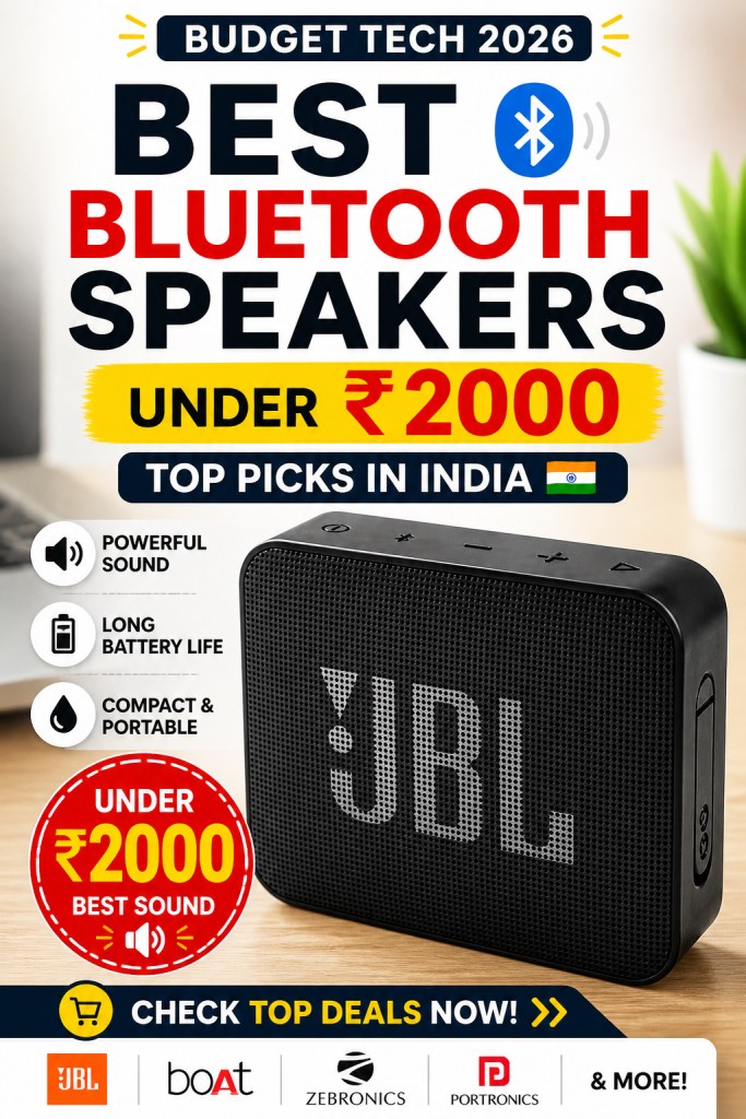 Best Bluetooth Speakers Under ₹2000 in India (2026) – Budget Picks ...